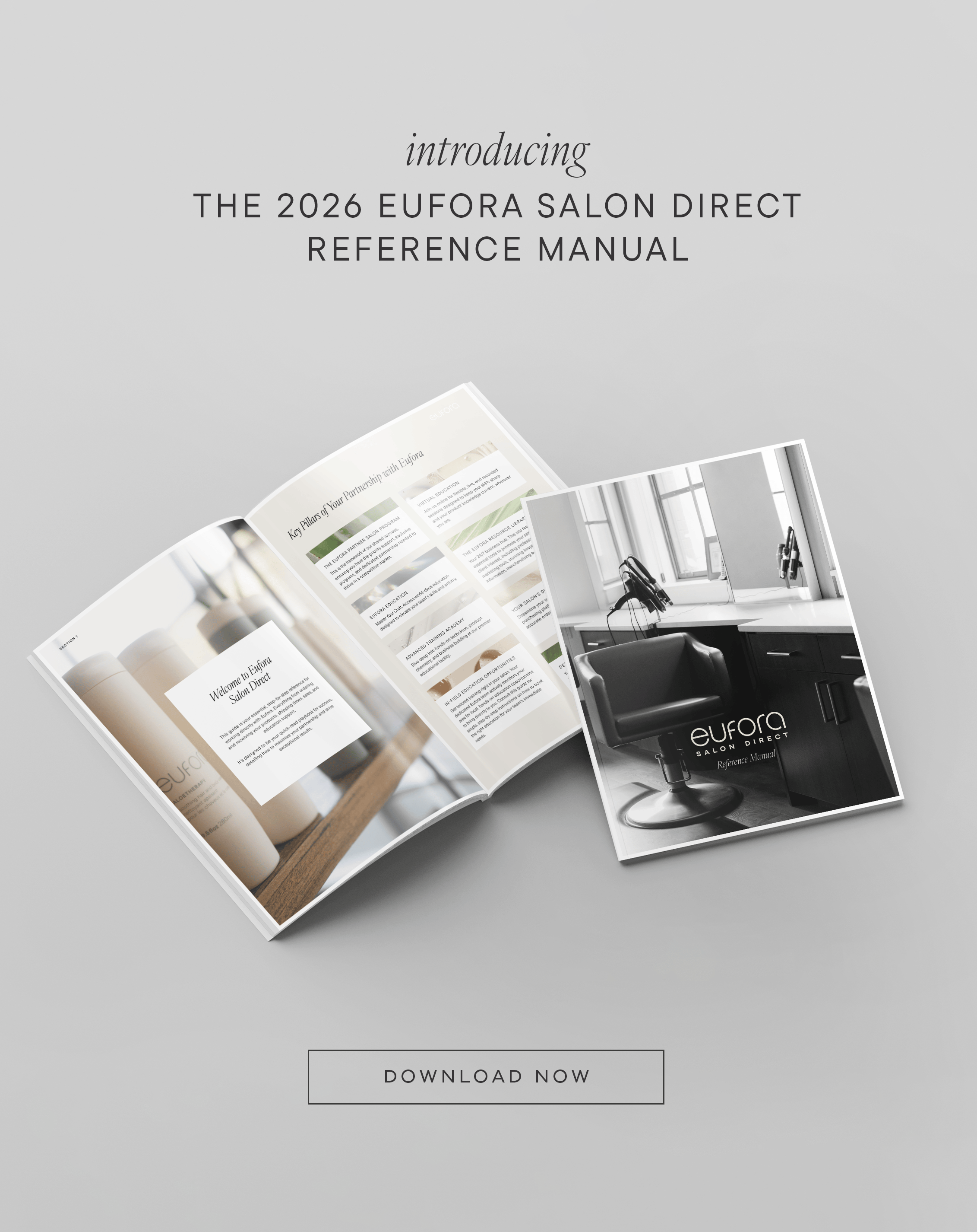 Eufora Salon Direct Pre-Registration Page